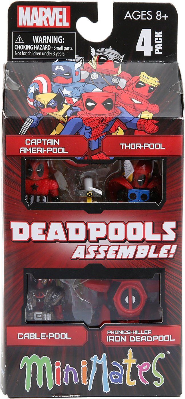 Набор фигурок Diamond Select Toys Marvel Minimates Deadpool Assemble ...