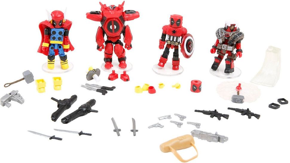 Набор фигурок Diamond Select Toys Marvel Minimates Deadpool Assemble ...